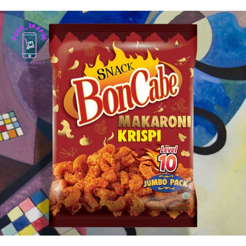 Jual bon cabe makaroni boncabe Level 10 kemasan 150gram / Jumbo Pack ...