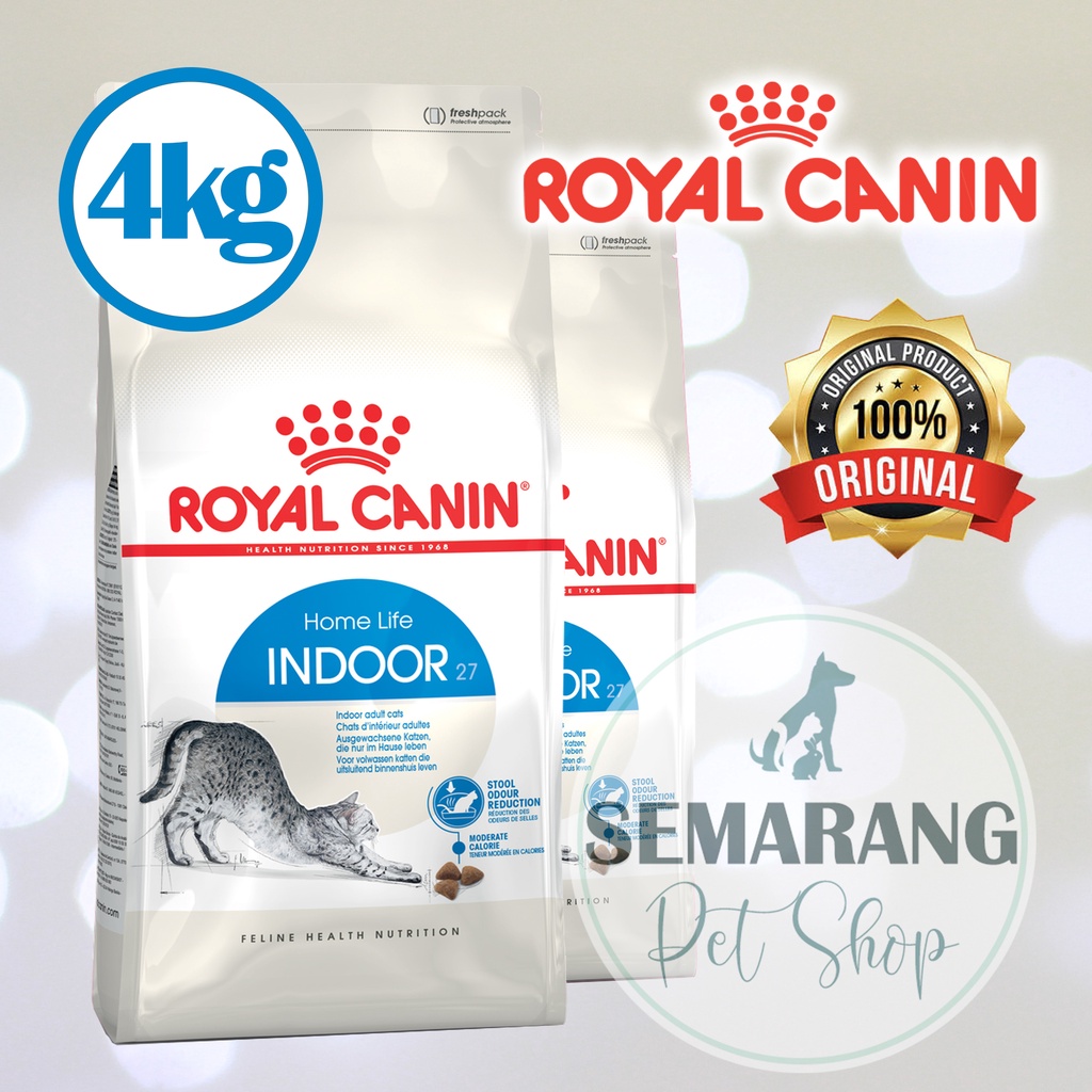 Jual Cat Food ROYAL CANIN Indoor Adult 4kg | Makanan Kucing Dewasa RC ...
