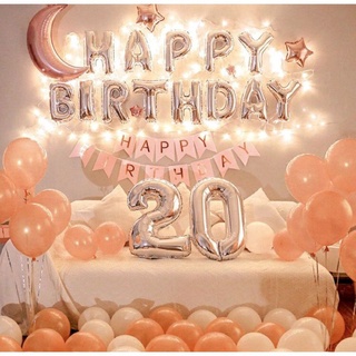 Jual Perlengkapan ulang tahun : balon, piring kertas, garpu tart, stik ...