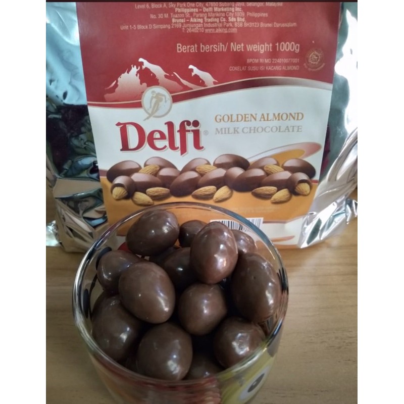 Jual delfi choco dragees kemasan foil 1kg | Shopee Indonesia