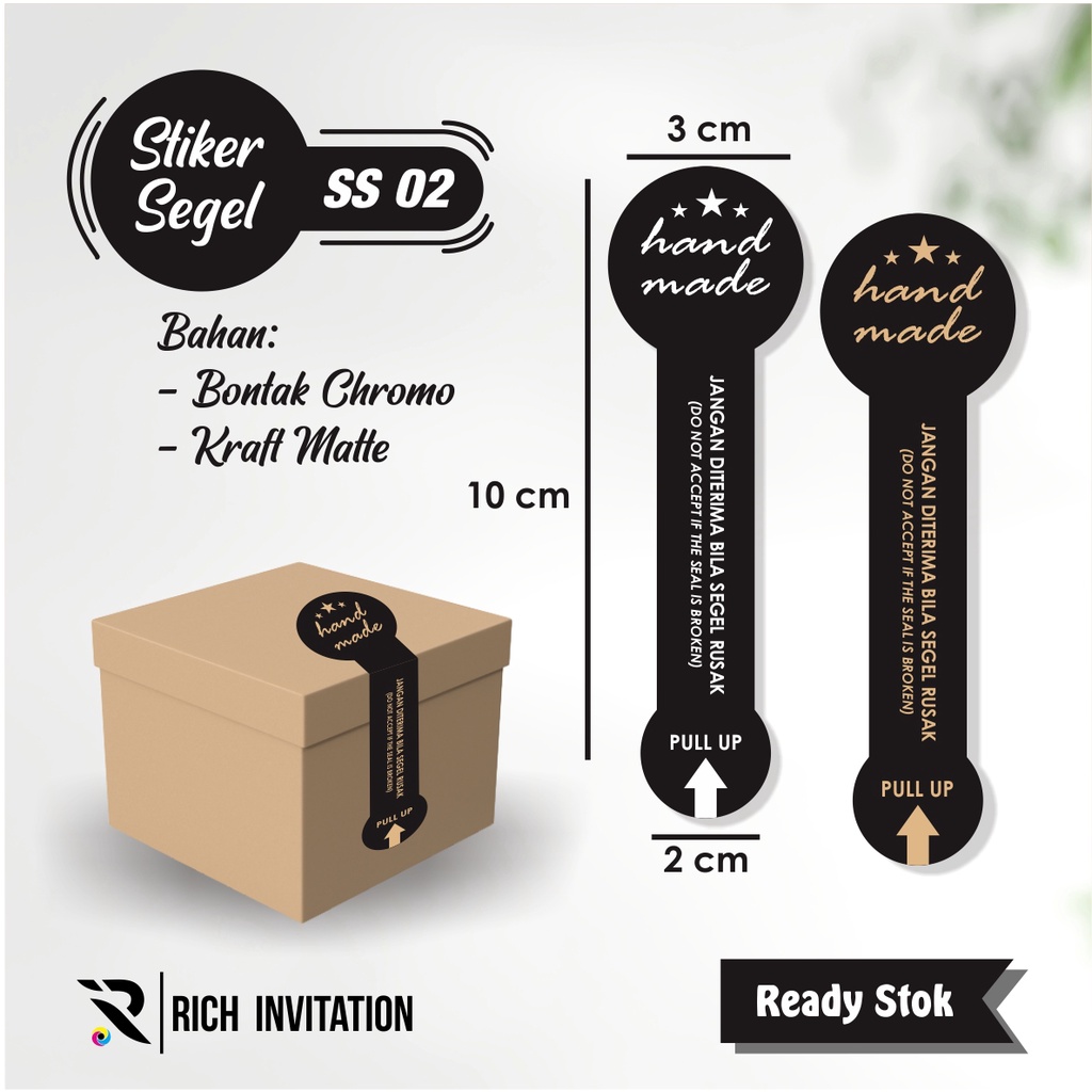 Jual STIKER SEGEL MAKANAN BOTOL BONTAK KEMASAN MURAH SS 02 | Shopee ...