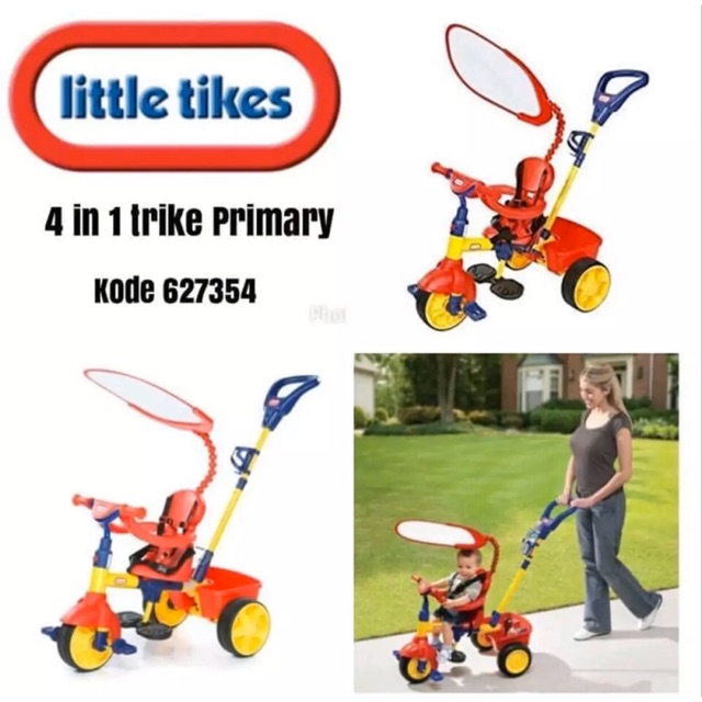 Jual Sepeda Little Tikes 4 in 1 trike primary | Shopee Indonesia