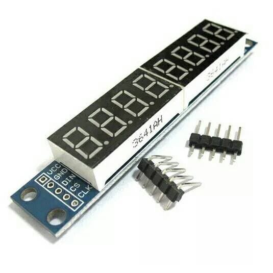 Jual Digital Tube Display Module 8 x 7 seven segment MAX7219 for ...