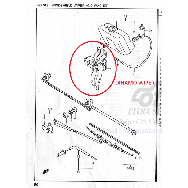 Jual MOTOR DINAMO WIPER T120SS - MZS38003 | Shopee Indonesia