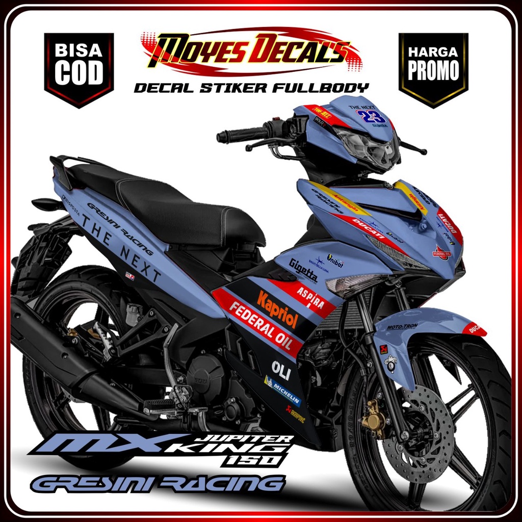Jual Decal New Mx King 150 Full Body New Motif The Next | Shopee Indonesia
