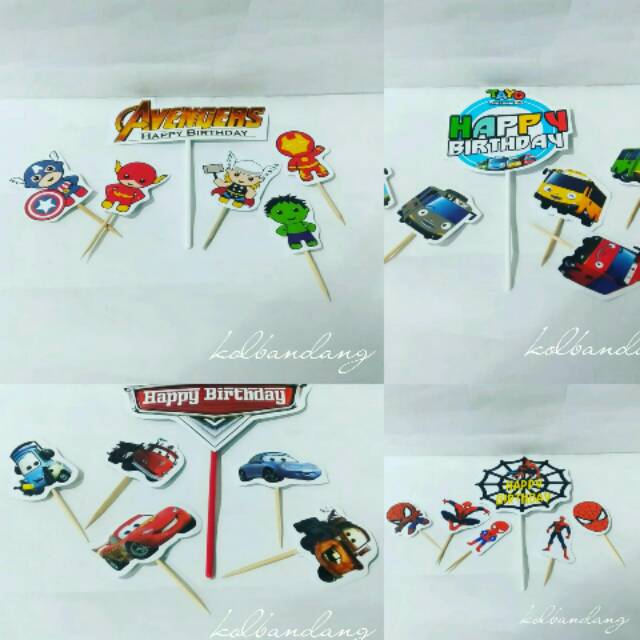 Jual Topper Cake Karakter | Shopee Indonesia