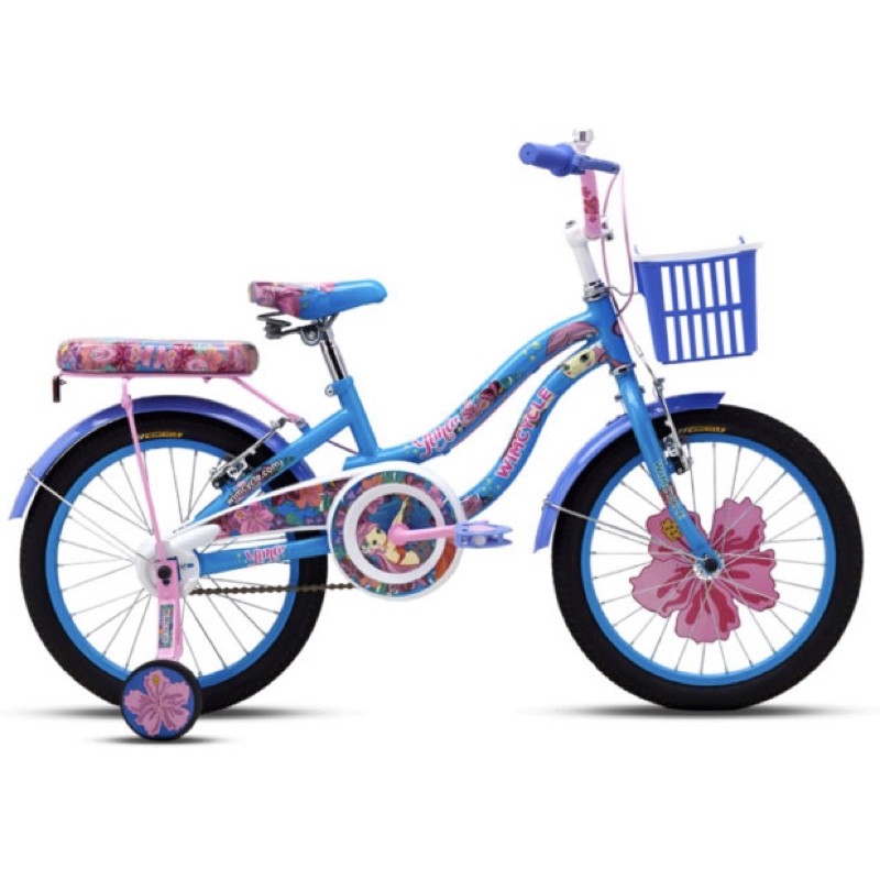 Jual SEPEDA MINI ANAK PEREMPUAN WIM CYCLE YUNA 18 INCH BLUE | Shopee ...