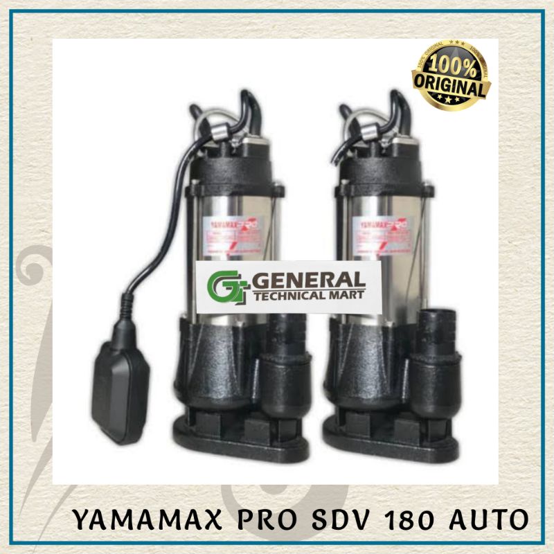 Jual YAMAMAX PRO SDV 180 AUTO Pompa Celup Air Bersih Kotor ...