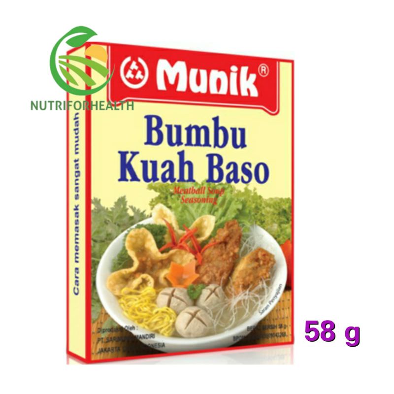 Jual MUNIK BUMBU INSTANT Rasa Sayur Asem Ayam Goreng Opor Ayam Rendang ...