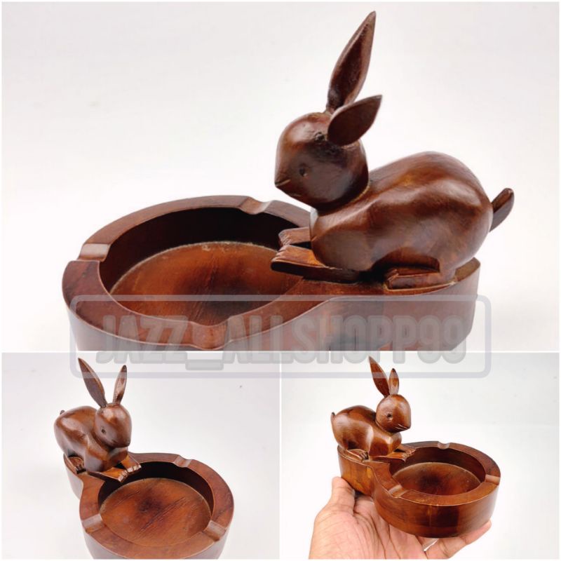 Jual Jual Asbak Rokok Model Miniatur Kelinci Unik dan Lucu Kerajinan ...