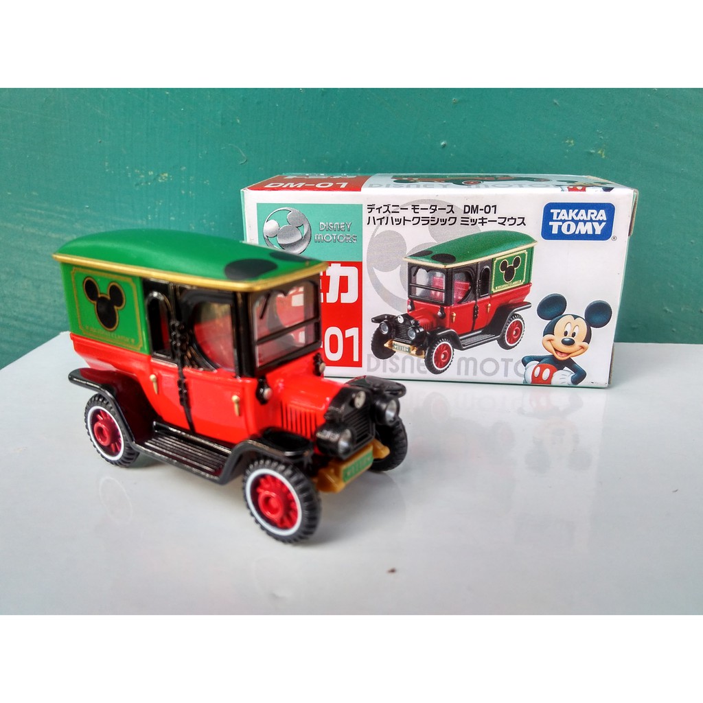 Jual Tomica Disney motors DM-01 High Hat Classic Mickey Mouse Diecast mobil Takara tomy pajanga ...