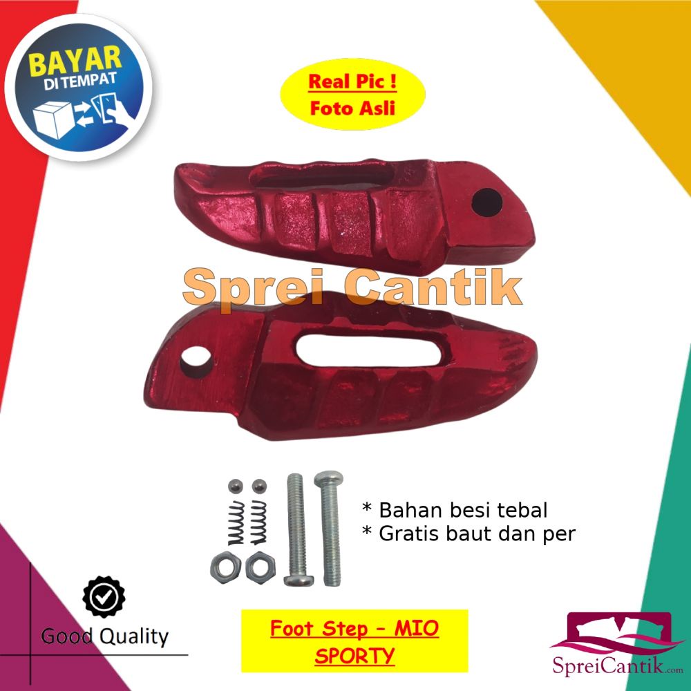 Jual Footstep Belakang Mio Sporty / Smile - Foot Step Injakan Injekan ...