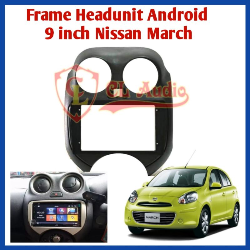 Jual Frame Head Unit Android 9 Inch Nissan March | Shopee Indonesia