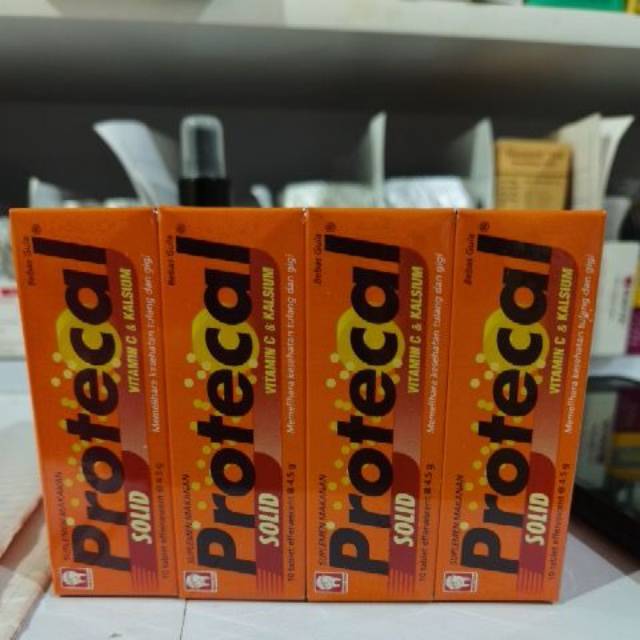 Jual Protecal Solid isi 10 tab | Shopee Indonesia