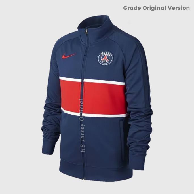 Jual JAKET BOLA PSG ANTHEM 2020/2021 GRADE ORI - S | Shopee Indonesia