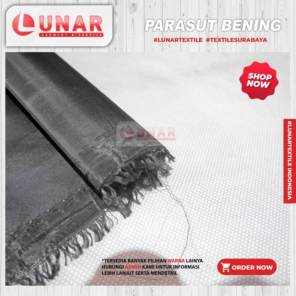 Jual Kain Parasut/Parasit Abu Tua Per-Yard Bahan Jaket Outdoor, Rompi ...