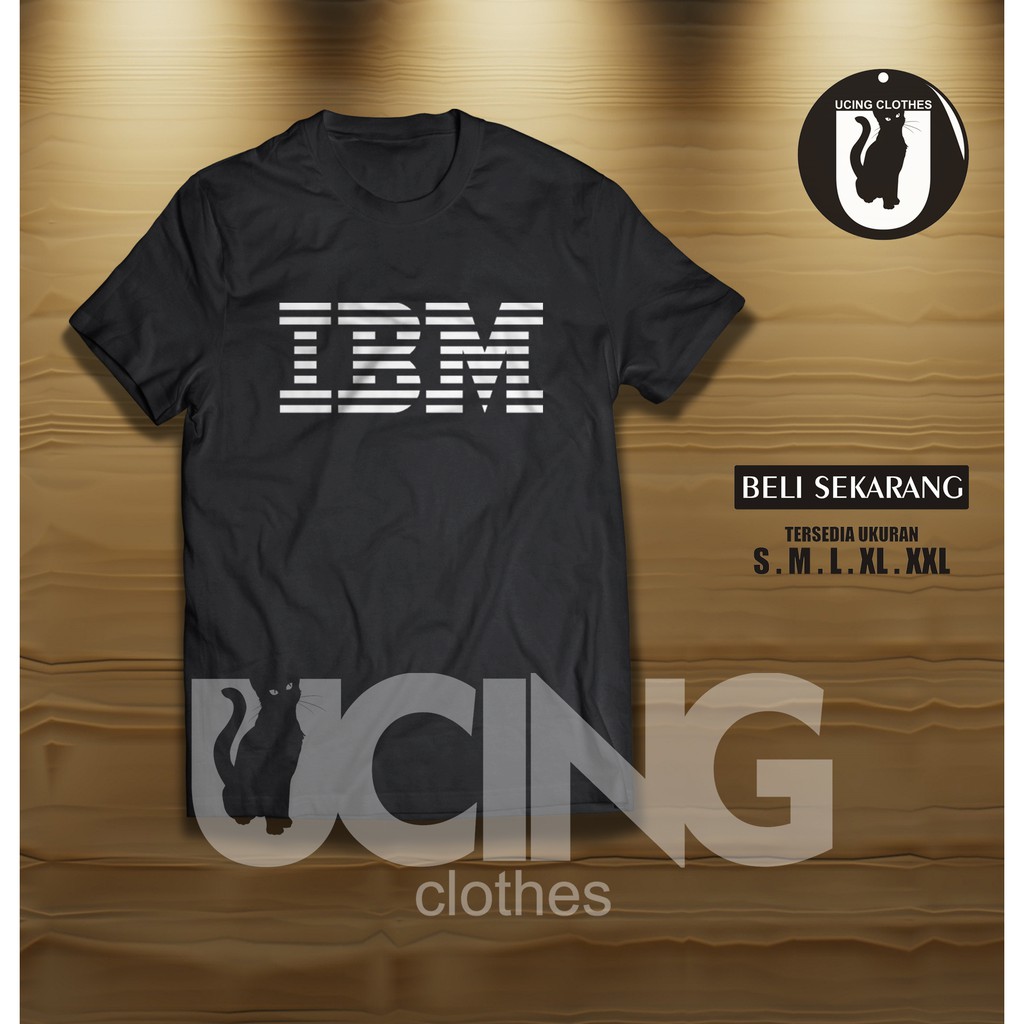Jual Kaos IBM Perusahaan Komputer Custom - DR INDUSTRIES | Shopee Indonesia