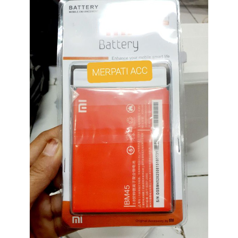 Jual BATRE / BATERAI / BATTERY XIAOMI REDMI NOTE 2 BM45 | Shopee Indonesia