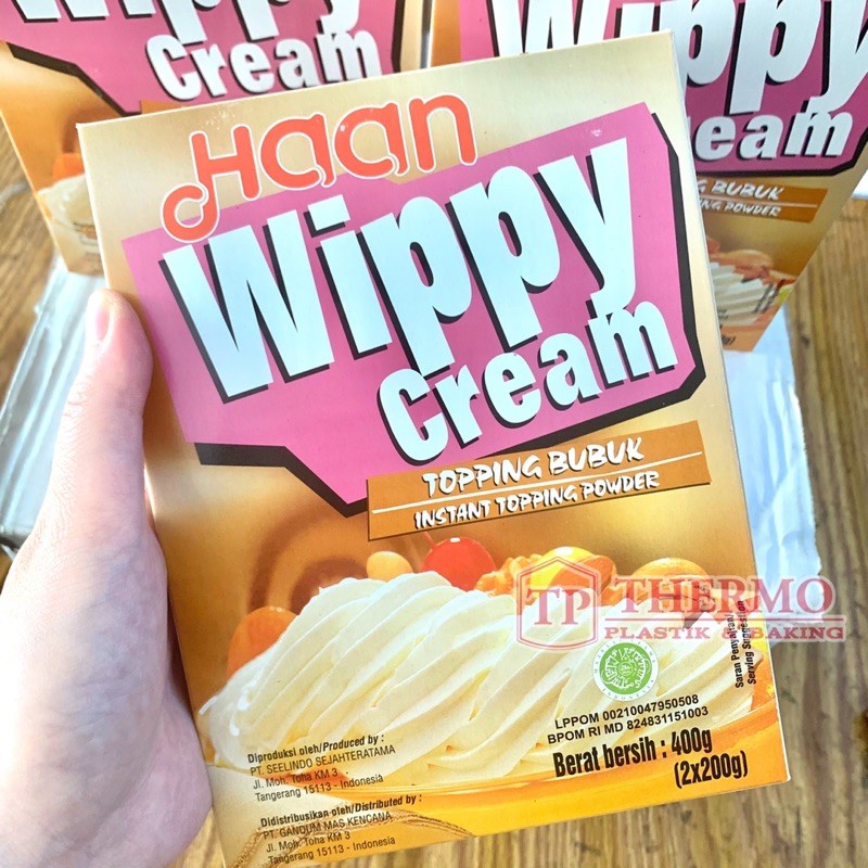Jual (400 gr) WIPPY Cream Haan Whip Whipped Whipping Whippy Wipping ...
