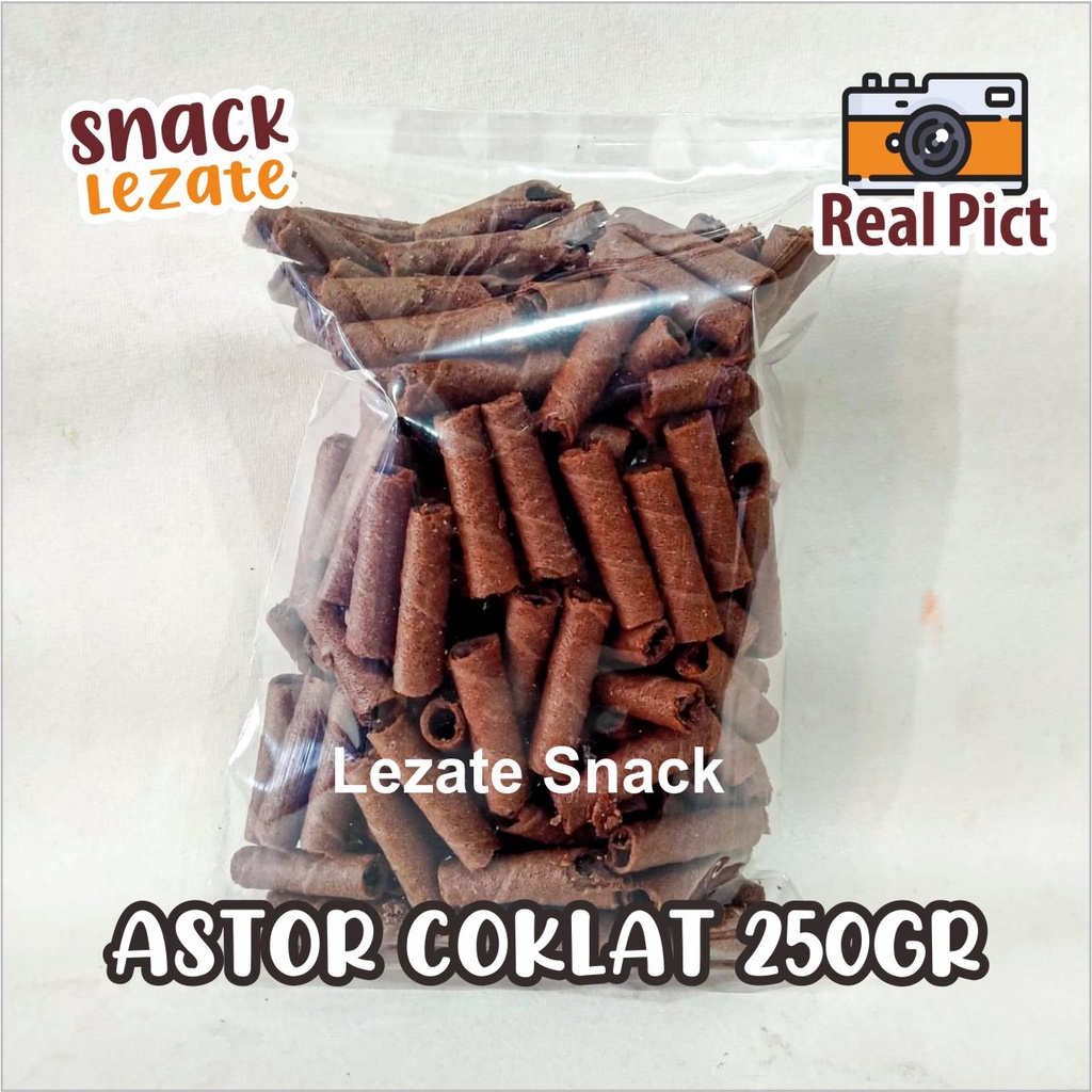Jual Astor Mini Coklat 250gr / Wafer Roll Kiloan Astor Kiloan Barcelona ...