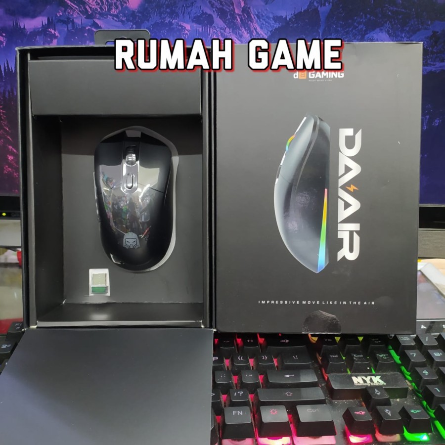 Jual Mouse Gaming Wireless Digital Alliance AIR - Hitam | Shopee Indonesia