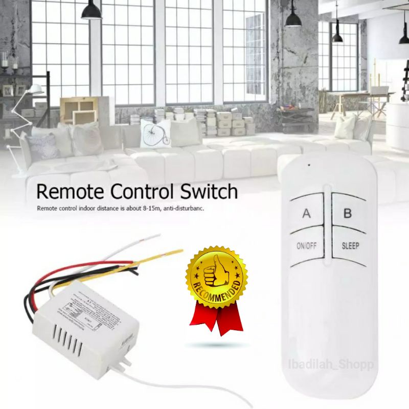Jual Wireless Remote Control Lampu Rumah 2 Way - YAM802-YAM | Shopee ...
