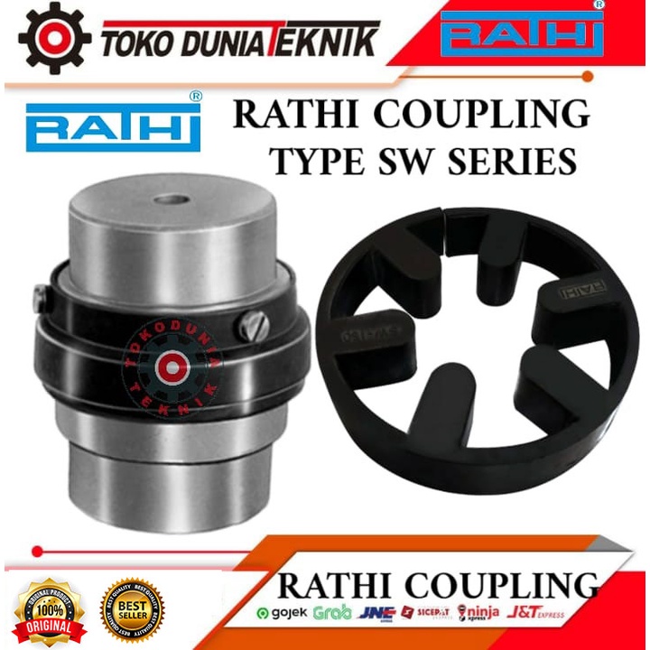 Jual RATHI SW-276 MAX BORE 75MM RATHI COUPLING COMPLETE SET - HUB ...