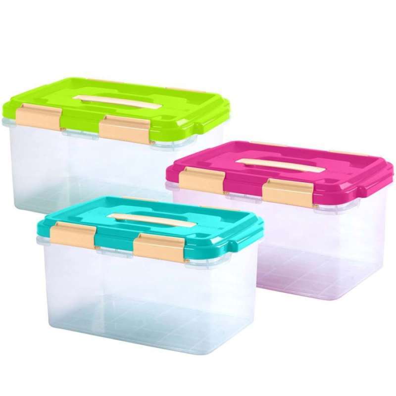 Jual BOX KOTAK CONTAINER 10 LITER TEMPAT PENYIMPANAN SERBAGUNA BARANG ...