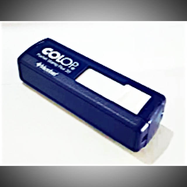 Jual One Hand Stamp custom stamp / stempel nama | Shopee Indonesia