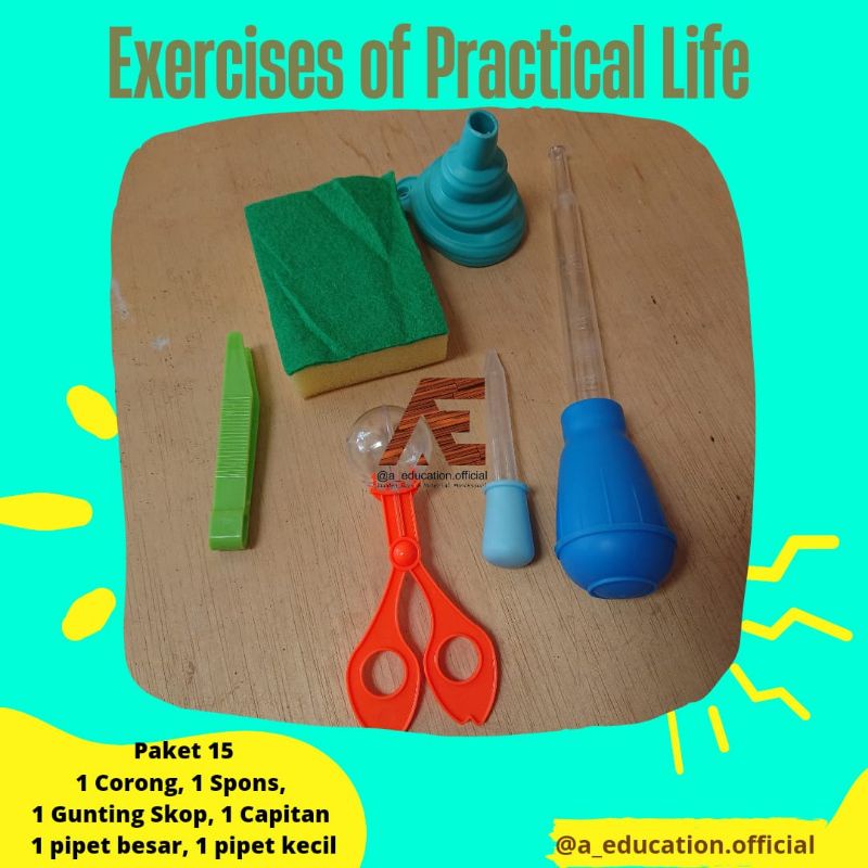 Jual Practical Life Montessori Exercises of Practical Life EPL ...