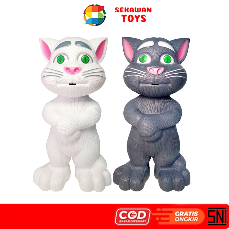 Jual Mainan Anak Talking Tom Cat Singing Tom Cat Versi Bahasa Inggris ...