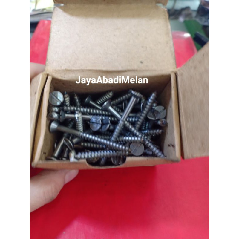 Jual SEKRUP SKRUP KAYU 2X9 2 X 9 MIN PLAT | Shopee Indonesia