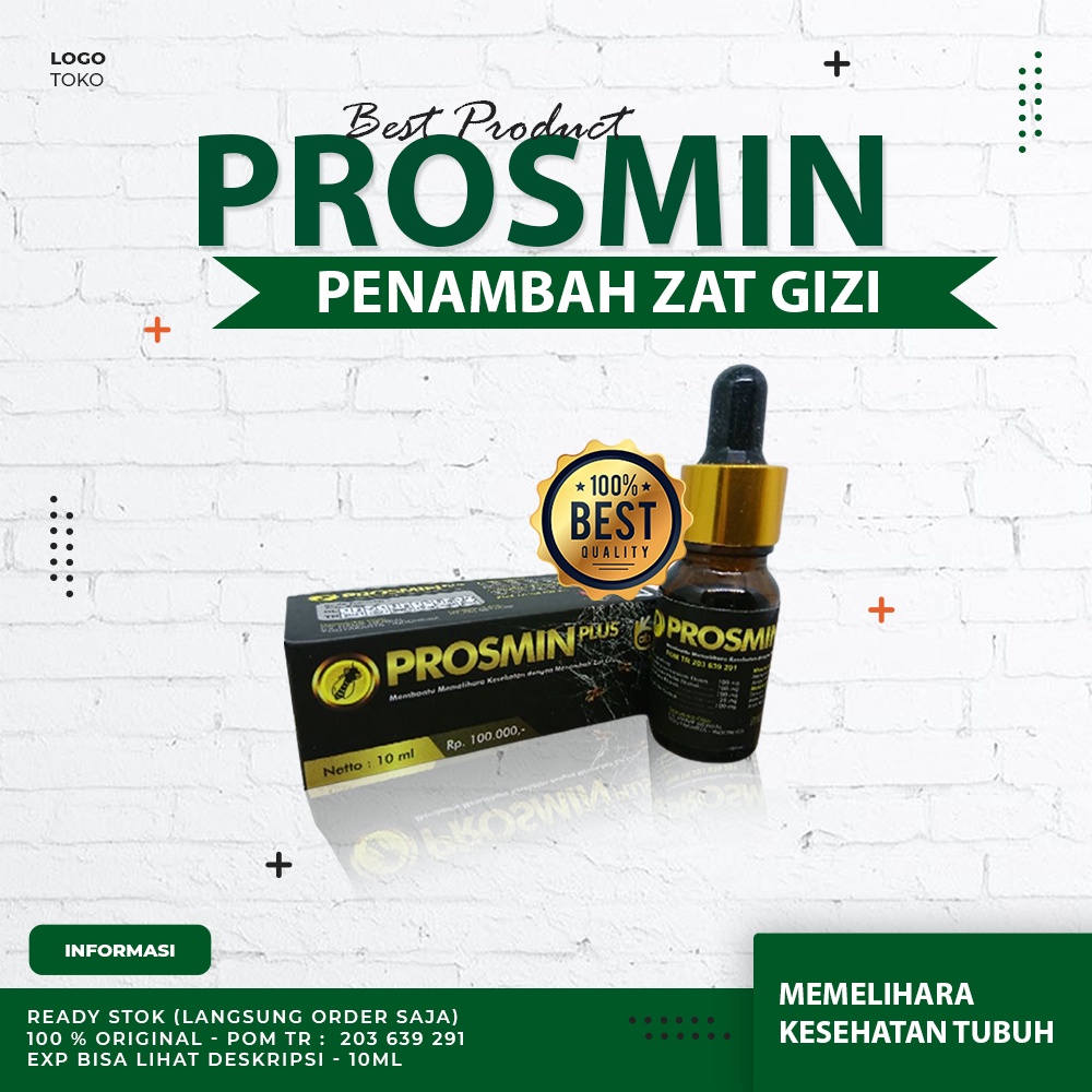 Jual Prosmin Plus - harga 1 botol 10ml Propolis prosmin- Herbal ...