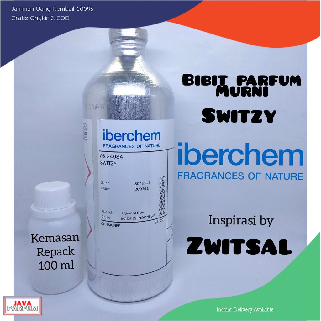 Jual SWITZY BIBIT PARFUM MURNI 100 ML. BY IBERCHEM INSPIRASI ZWETSAL ...