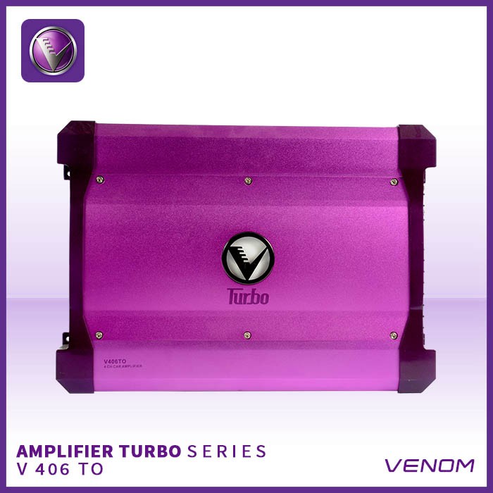 Jual VENOM Turbo Amplifier V 406 TO - 4 Channel | Shopee Indonesia
