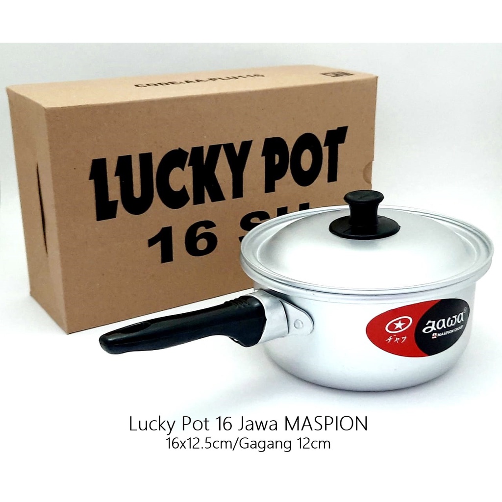 Jual Luckypot/Lucky Pot Panci Mie/Susu Jawa MASPION 16cm & 18cm | Shopee Indonesia