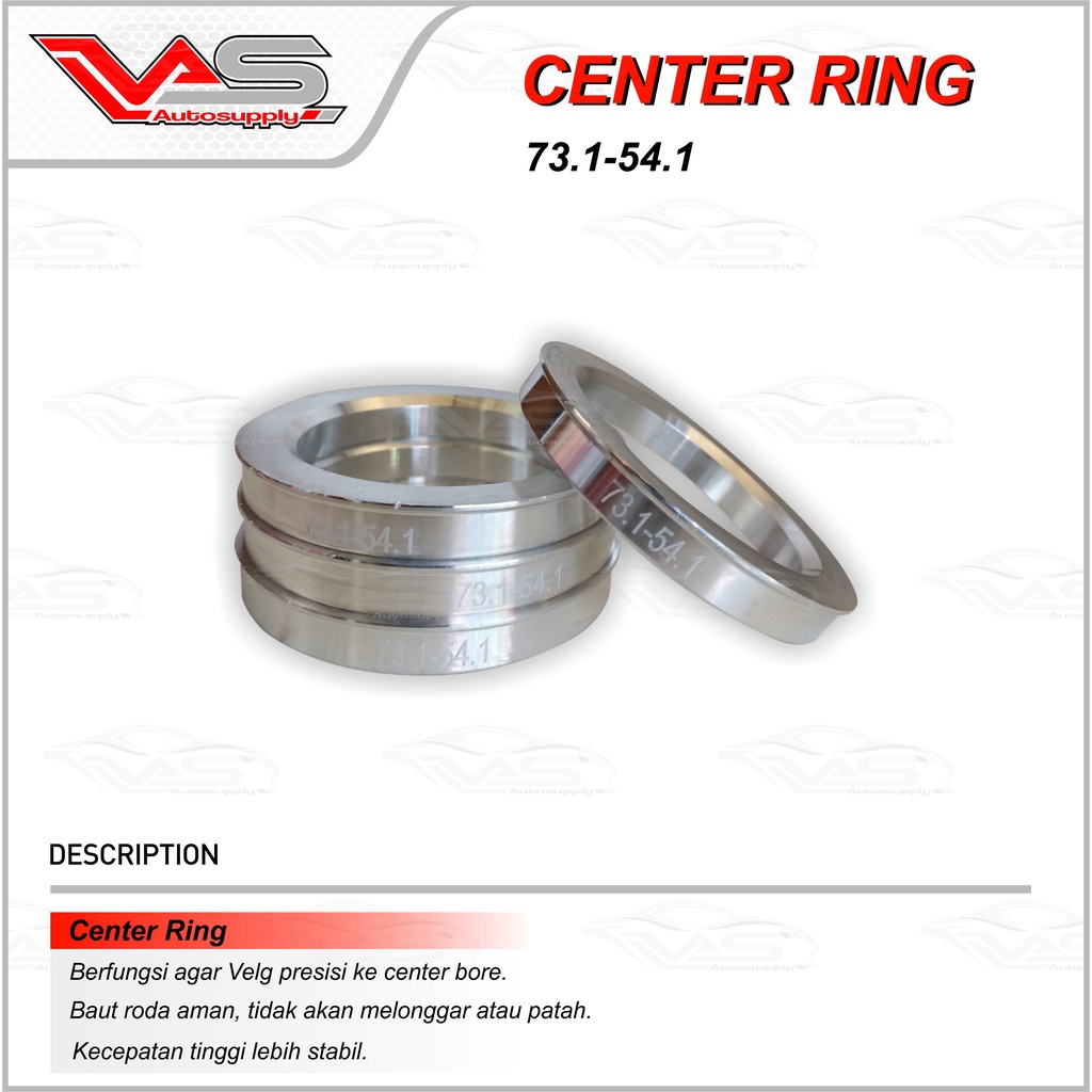 Jual Center Ring Hub Velg 73.1-54.1 Mobil Daihatsu Ayla - Sigra HARGA 1 ...