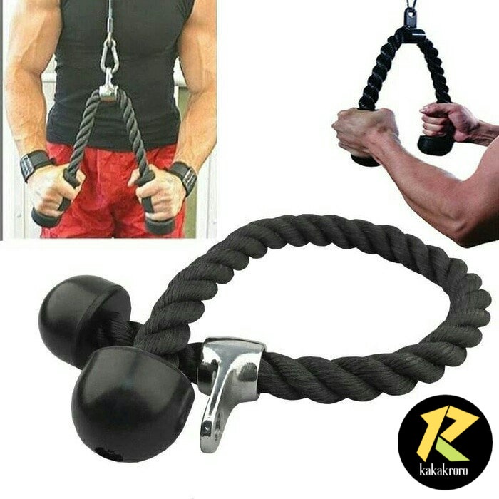 Jual Tricep Rope Premium | Tali Latihan Otot Trisep | Triceps Ropes ...