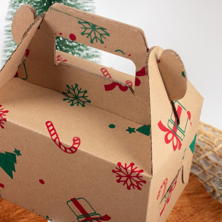 Jual KARDUS HAMPERS NATAL KOTAK JINJING BOX PACKAGING DUS TENTENG ...