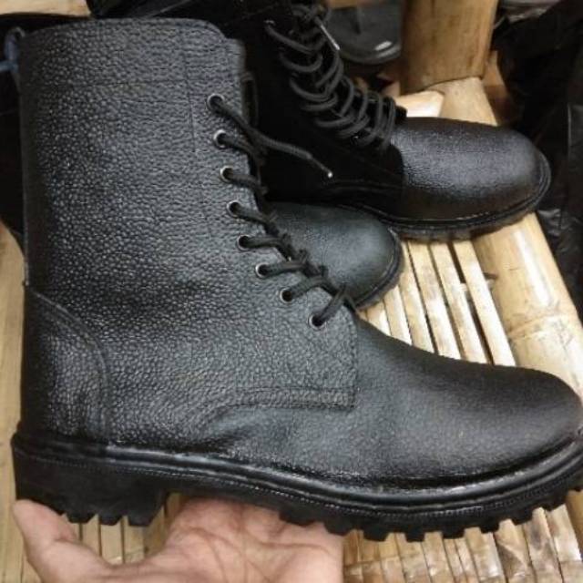 Jual Sepatu pdl kulit jeruk satpolpp sepatu ceko sepatu paskibra ...