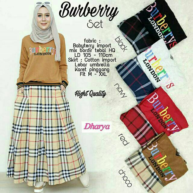 Jual Burberry Set (Dharya) | Shopee Indonesia