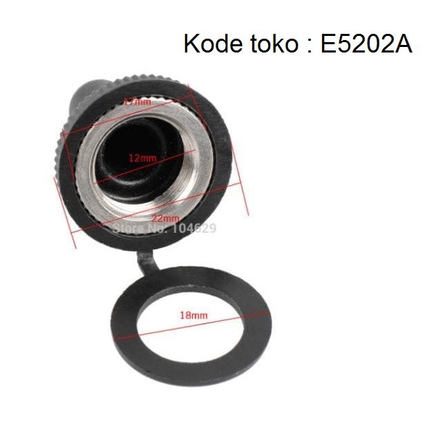 Jual Saklar Toggle Switch Waterproof Rubber Resistance Cover Cap Boot ...