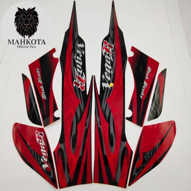 Jual Striping Stiker Polet Sepeda Motor List Yamaha Vega r new 2008 ...