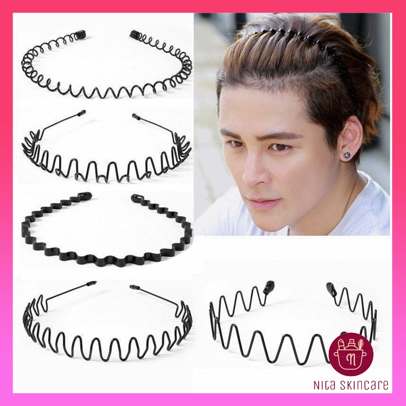Jual Bando Gelombang Korean Style Bando Wave Rambut Bando Kawat Zigzag ...