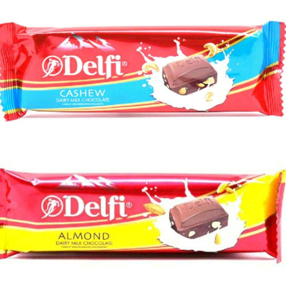 Jual Jual Coklat Delfi Swiss 60 Gram Almond dan Mente Kayak Silverqueen ...