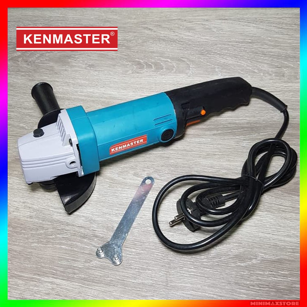 Jual Kenmaster S1m-100 Angle Hand Grinder 400w Mesin Gerinda Tangan 400 ...