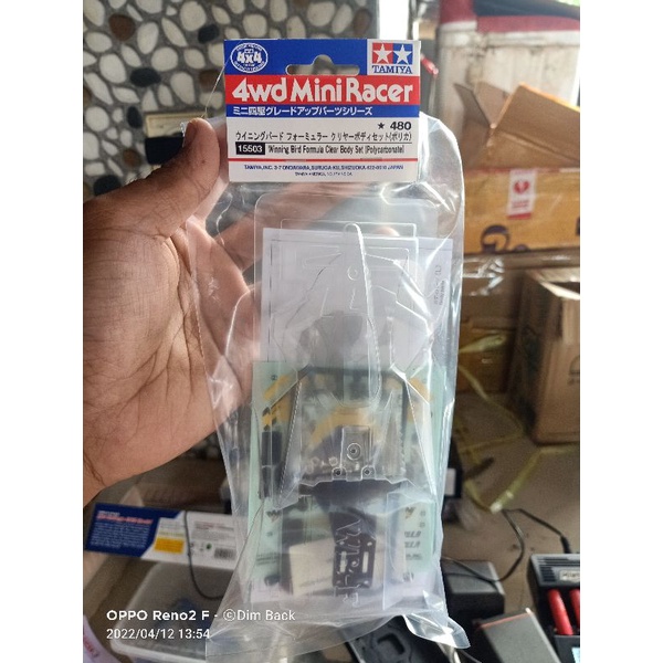 Jual Tamiya 15503 Body Kap Winning Bird Formula Clear Body Set ...