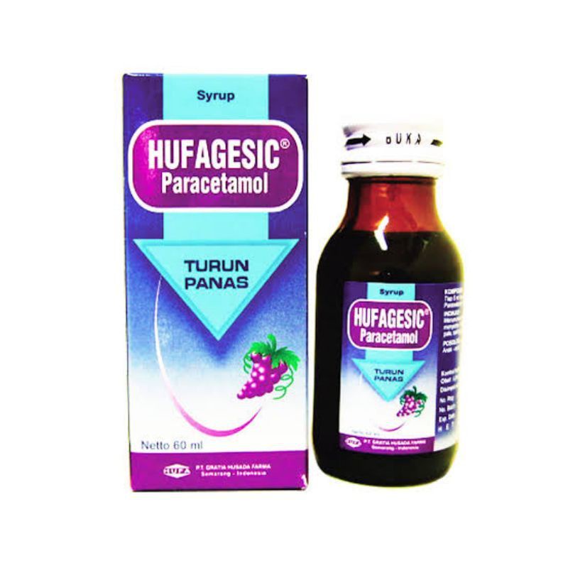 Jual HUFAGESIC SIRUP ANAK PARACETAMOL 60 ML | Shopee Indonesia