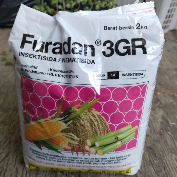 Jual Furadan 3GR 2000 gram, Insektisida Furadan 2 Kg, Racun Hama ...