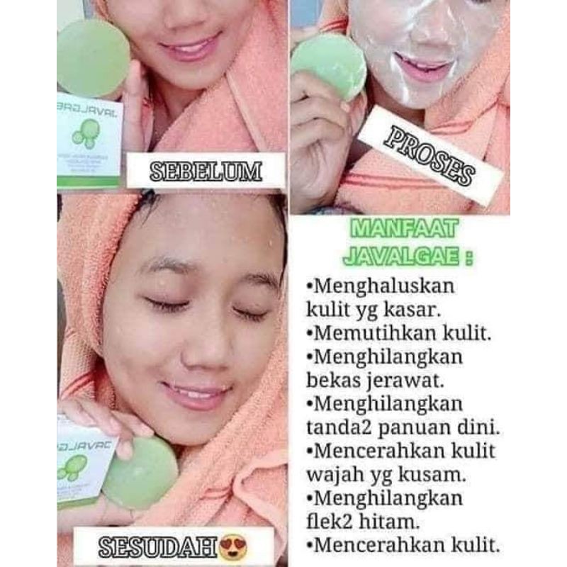 Jual JAVALGAE NASA (SABUN ANTI JERAWAT NASA) | Shopee Indonesia